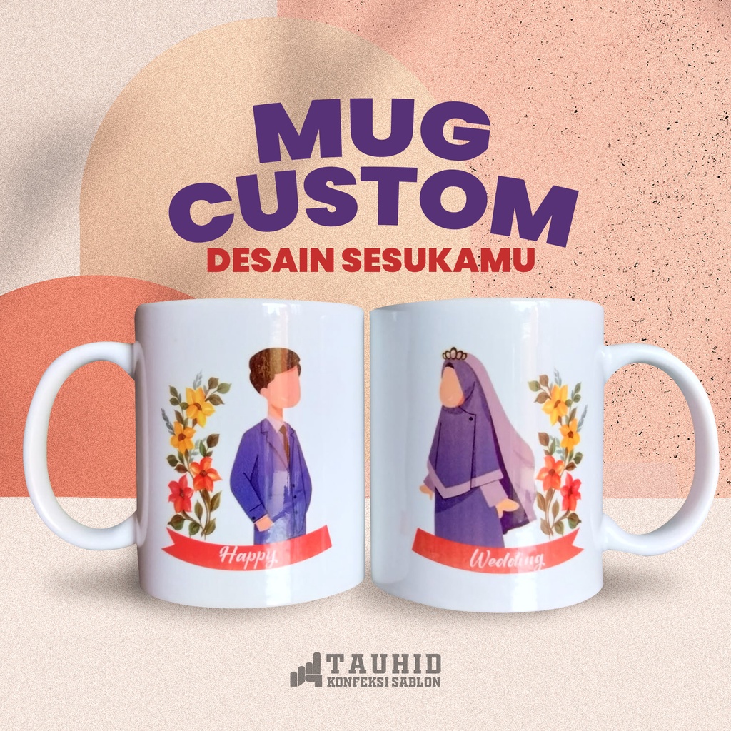Jual MUG PREMIUM CUSTOM NAMA DAN PHOTO / MUG PHOTO / MUG LOGO / MUG ...