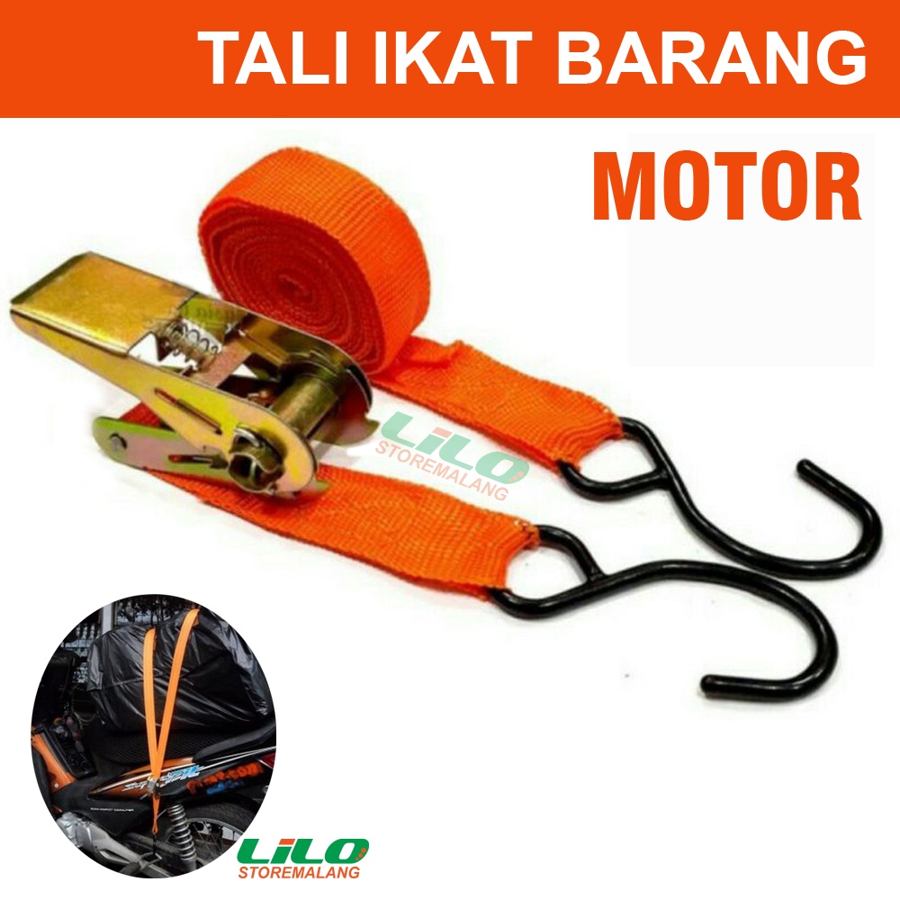 Jual Tali Pengikat Barang Motor Rachet Tie Down Motor L86 | Shopee ...