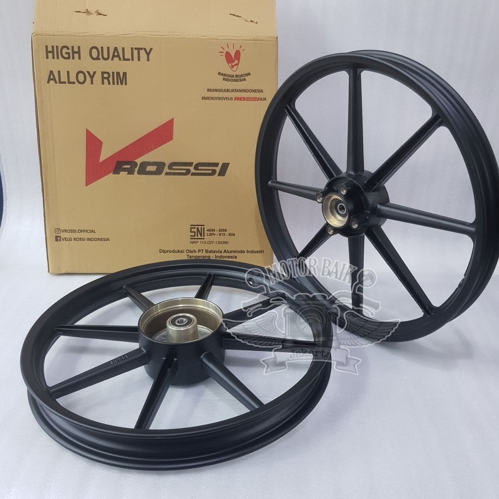 Jual velg pelek velek racing palang 8 revo absolute 140 160 ring 17 1set depan belakang V ROSSI ...
