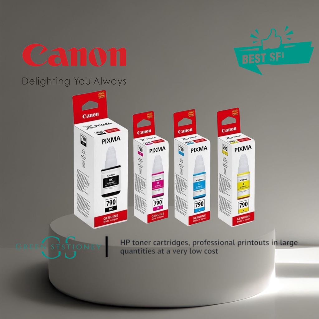 Jual Tinta Canon GI-790 GI 790 GI790 Original G1000 G2000 G3000-COLOUR ...