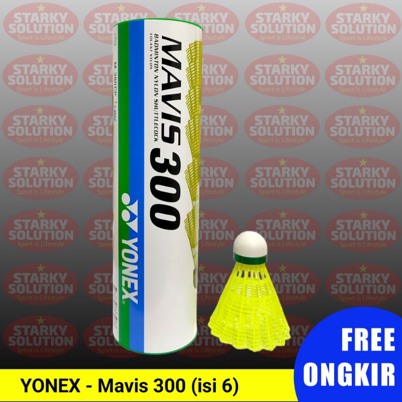 Jual Shuttlecock YONEX MAVIS 300 Kock Kok Plastik Bulutangkis Badminton ...