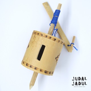 Jual Mianan Tradisional Gasing bambu / gasing bambu jadul / mainan ...