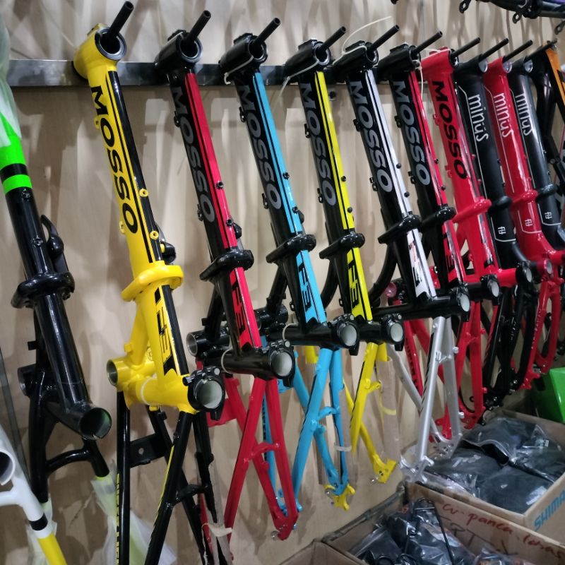Jual Frameset Sepeda Lipat Mosso F3 20 Inch / 22 inch discbrake Frame ...