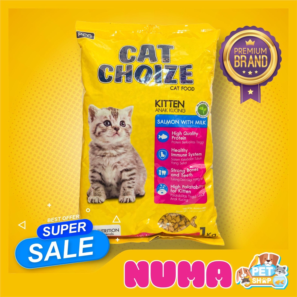 Jual CAT CHOIZE KITTEN Kemasan 1Kg cat choize / cat choice kitten ...