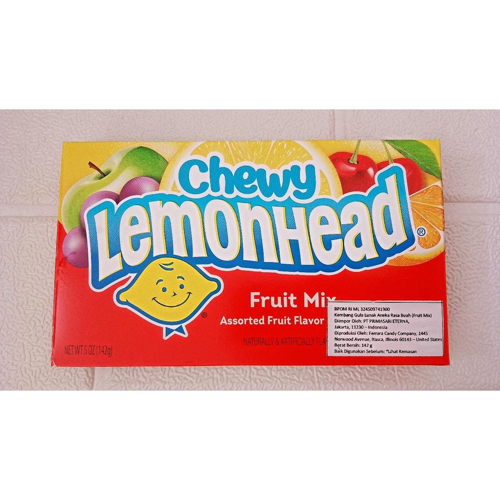Jual Chewy LemonHead Candy Fruit Mix 5 Oz | Shopee Indonesia