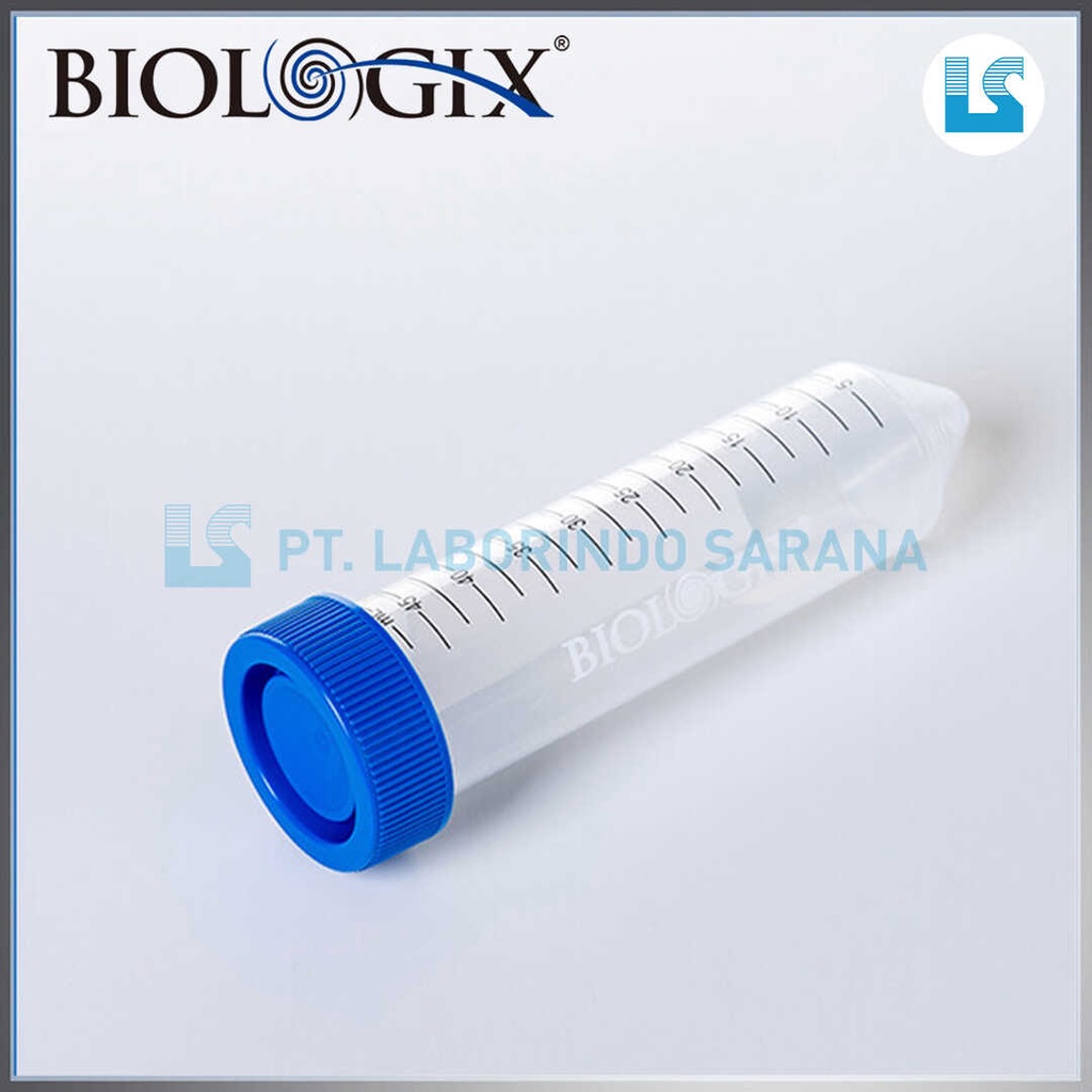 Jual Tabung Centrifuge 50 ml Plug Cap Bulk Pack Sterile Biologix ...