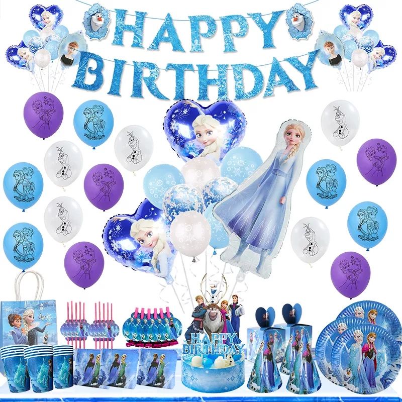 Jual FROZEN Paket perlengkapan dekorasi pesta ulang tahun Frozen ...