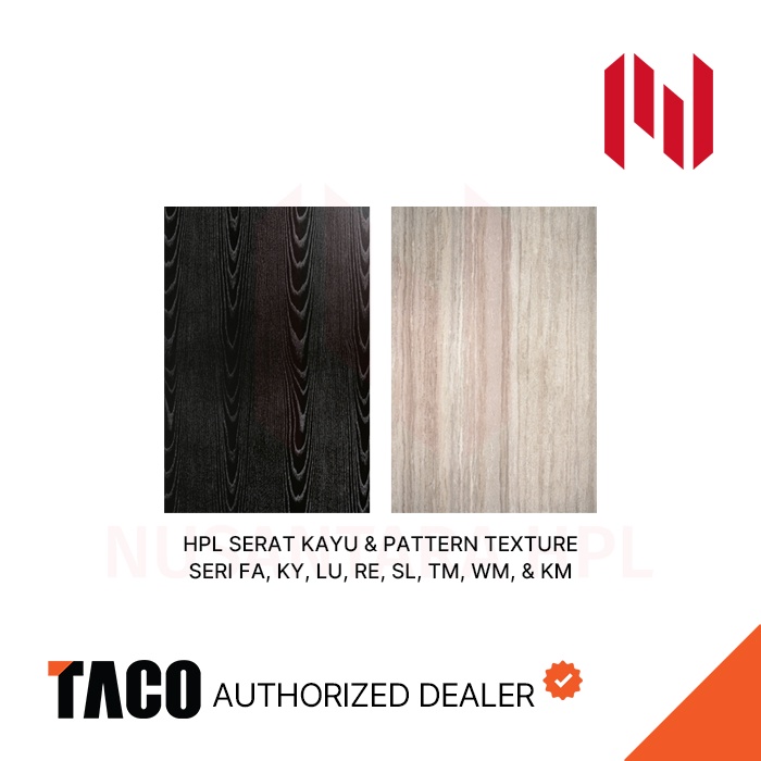 Jual TACO HPL Pattern/Woodgrain Texture Seri FA, KY, LU, RE, SL, TM, WM ...