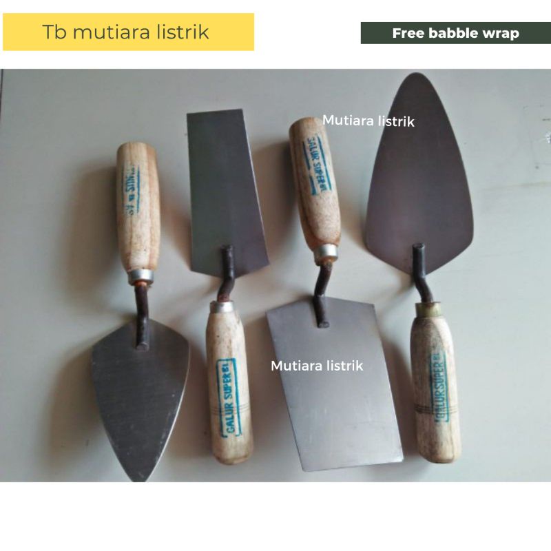 Jual Sendok Semen Tukang Bangunan Galur Baja Asli Lancip Kotak Bulat ...