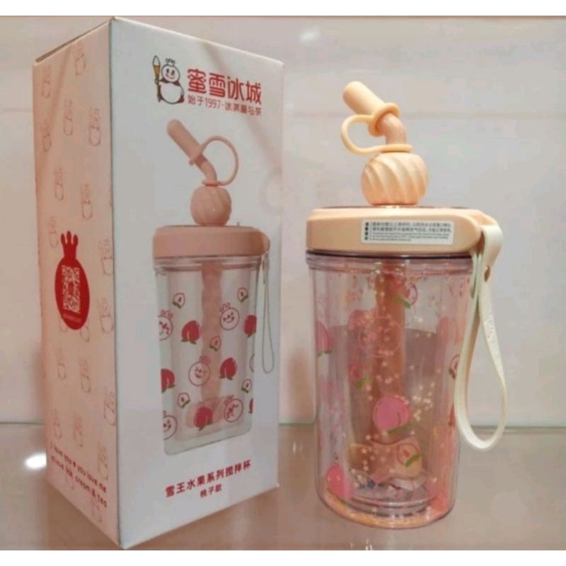 Jual Botol Tumblr Mixue Sedotan Aduk Stirring Cup | Shopee Indonesia