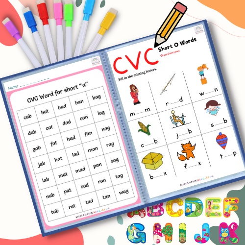 Jual Buku Belajar Membaca Bahasa Inggris 3kata CVC Word Aktivitas ...