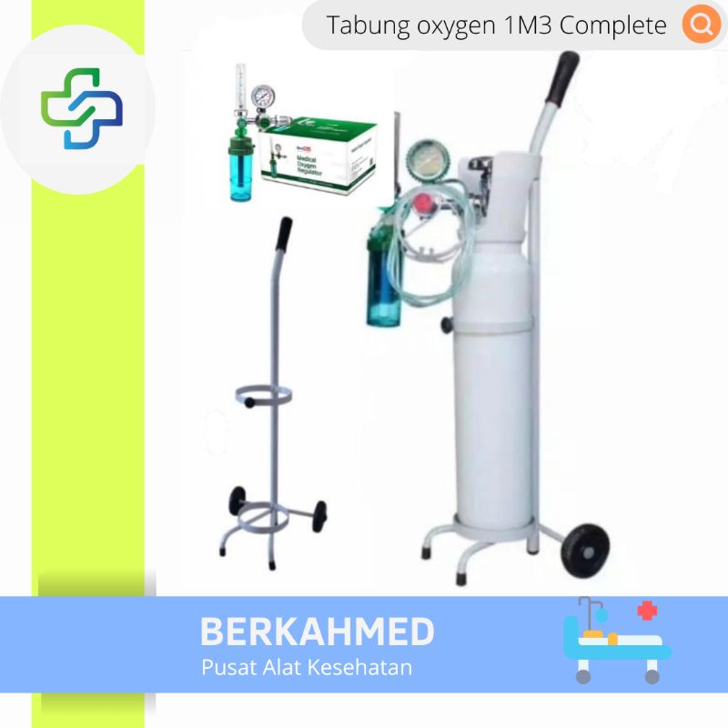 Jual Tabung Oksigen 1m3 Komplit + Regulator | Shopee Indonesia