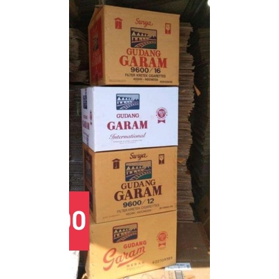 Jual kardus gudang garam | Shopee Indonesia