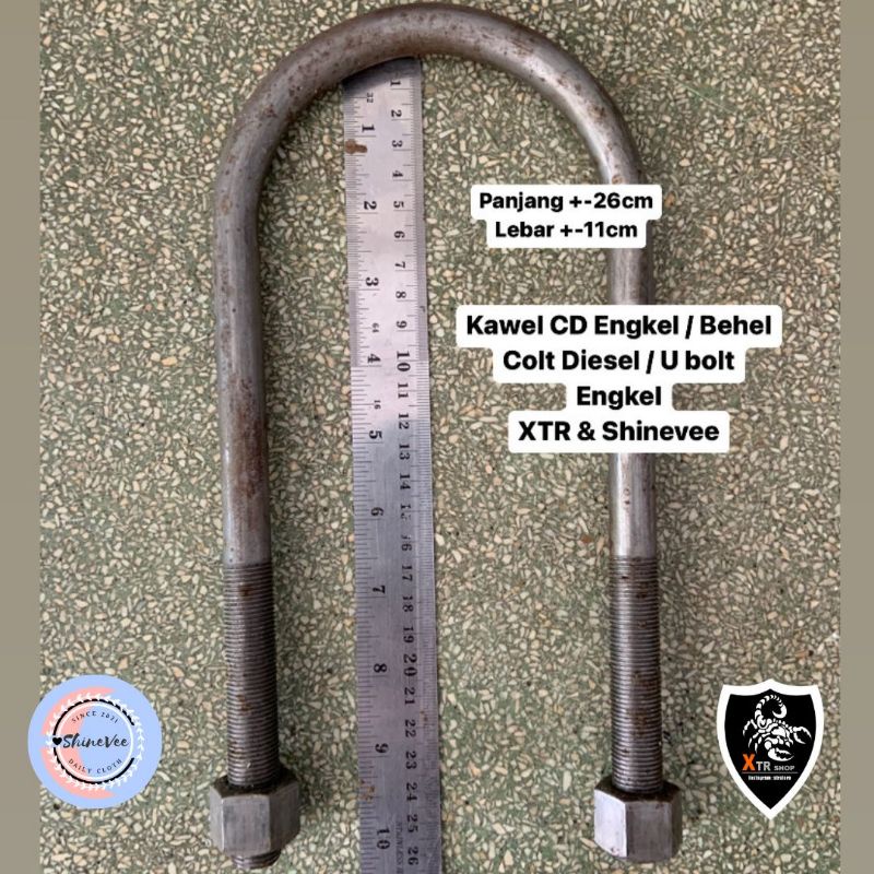 Jual Kawel Colt Diesel Engkel / Behel Per Colt Diesel Engkel U Bolt ...