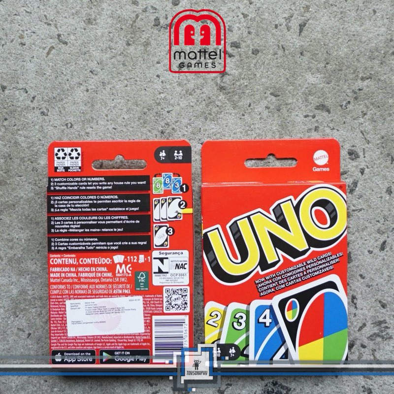 Jual UNO Card Game ORIGINAL SNI Mattel Kartu uno Permainan Kartu ...