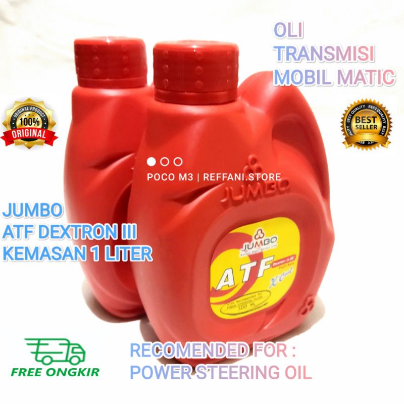Jual oli transmisi matic/ power steering PLUID"Jumbo" ATF dextron-III ...