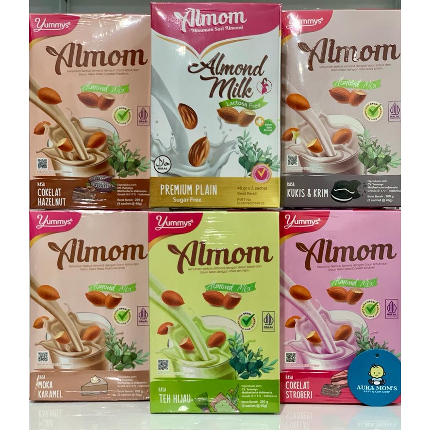 Jual ALMOM Susu Almond Milk Pelancar ASI | Untuk Ibu Hamil 7 Bulan ...