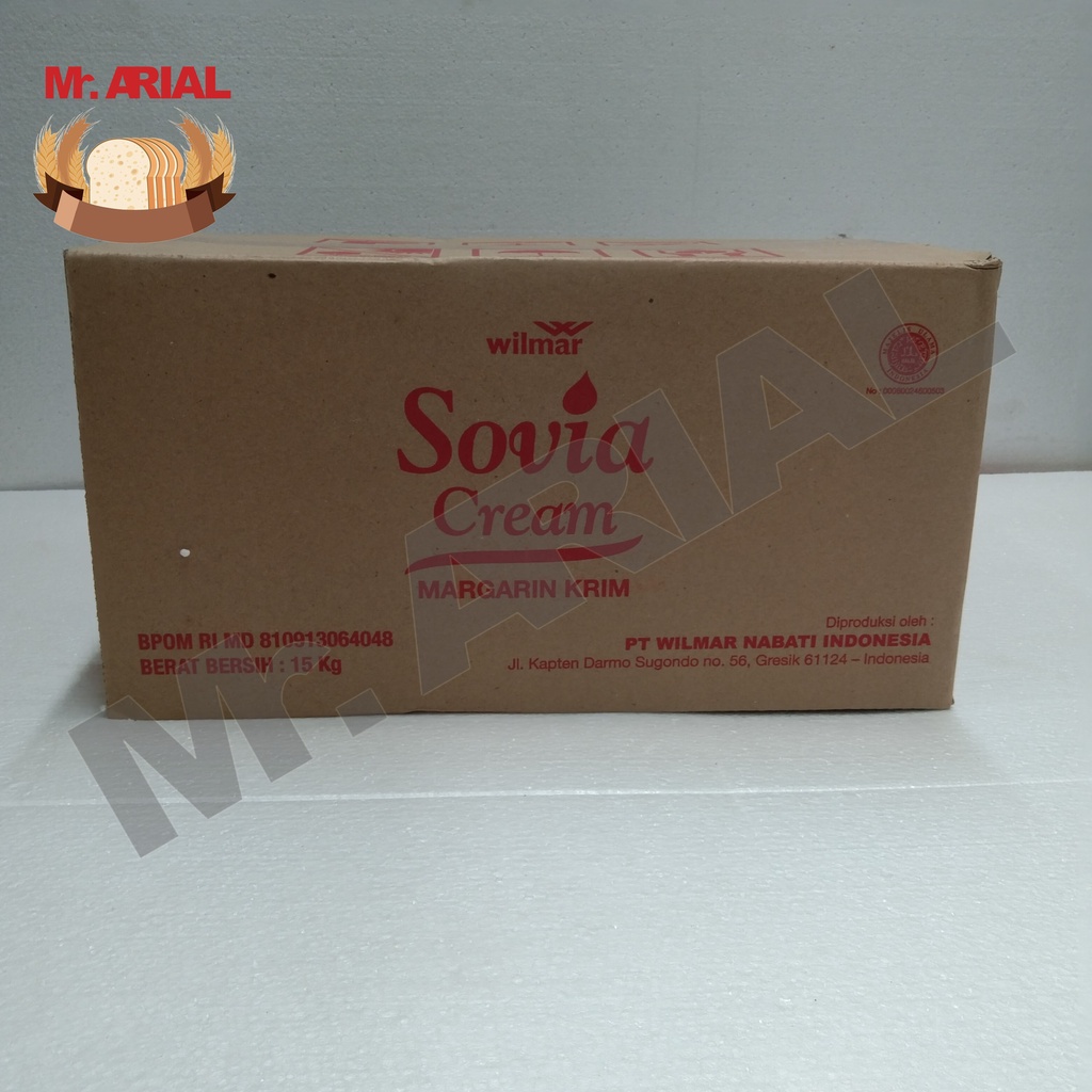 Jual SOVIA Cream Margarine / Margarin Krim / Mentega @15kg / Sovia ...