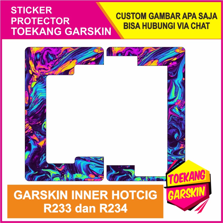 Jual Garskin INNER Hocig R234 dan Hocig R233 motif COLOUR | Shopee ...