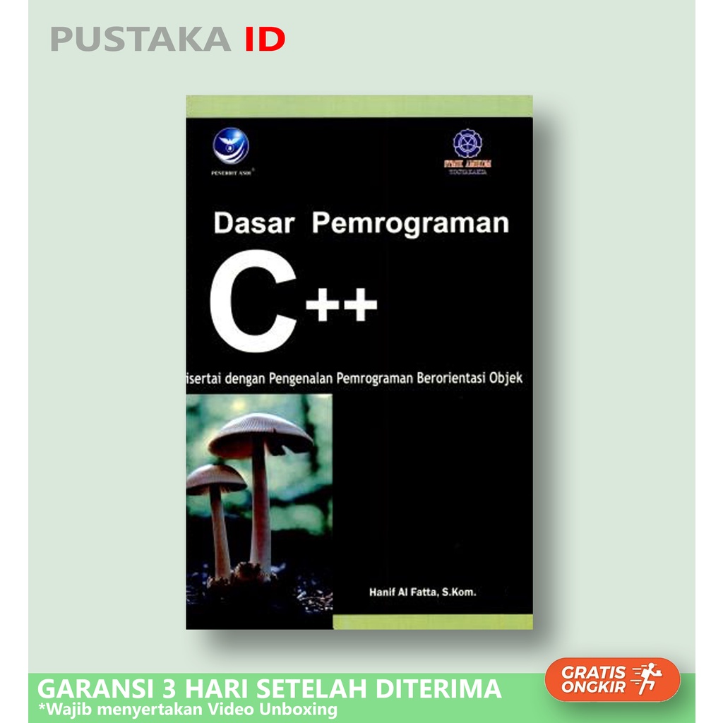 Jual Buku Dasar pemrograman C++ Disertai dengan Pengenalan Pemrograman ...