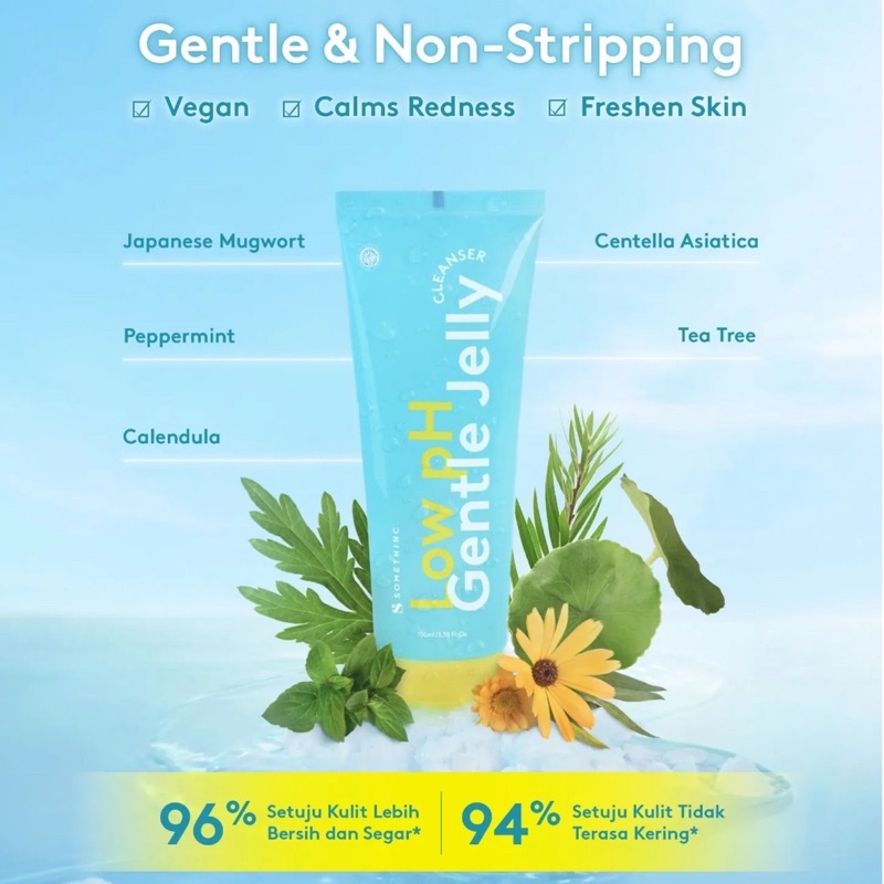 Jual SOMETHINC LOW pH GENTLE JELLY CLEANSER 100ML & 15ML | Shopee Indonesia