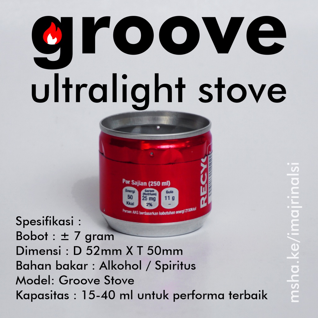 Jual imajrinalsi ⛺ Kompor Spirtus Ultralight Aluminium Almunium Alkohol ...