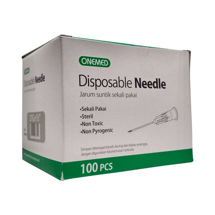 Jual ONEMED DISPOSABLE NEEDLE 24G PCS | Shopee Indonesia