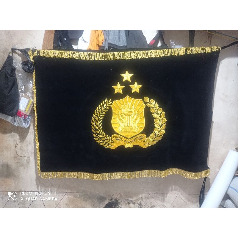 Jual bendera petaka logo polri TERBARU/bendera custom/bendera REQUES ...