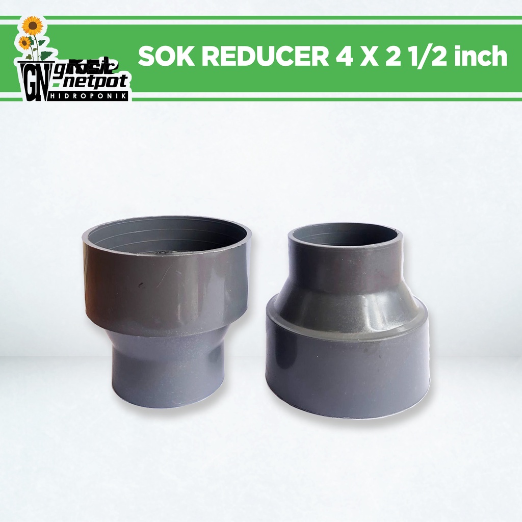 Jual Reducer Sok Vlok Overloop 4x2 1/2 inch / Sambungan Pipa PVC 4" ke 2 1/2" | Shopee Indonesia