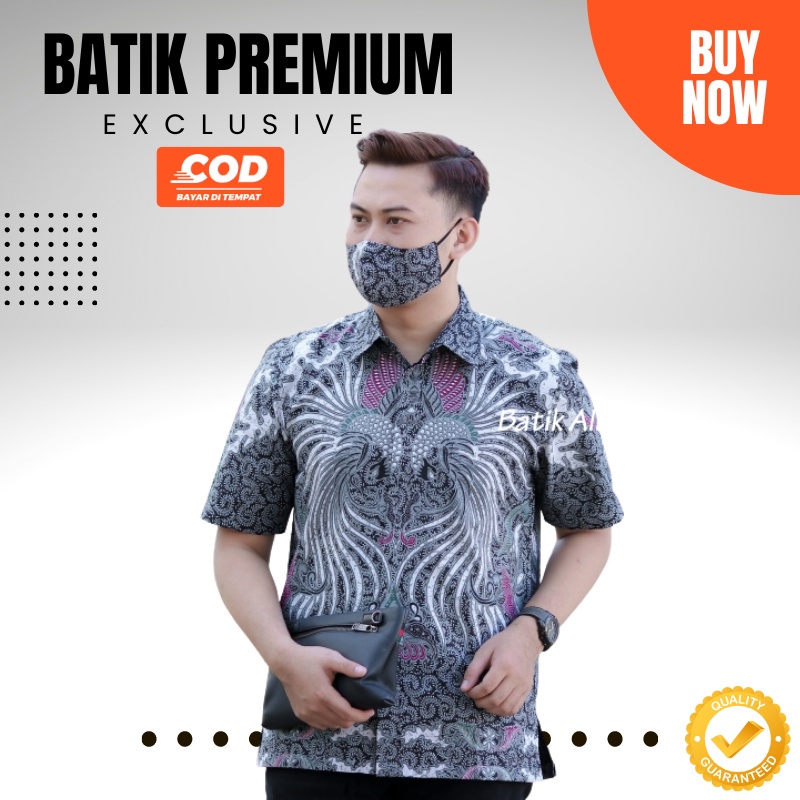 Jual BATIK TANGAN PENDEK COWOK BATIK PRIA LENGAN PENDEK ORIGINAL BRAND ...