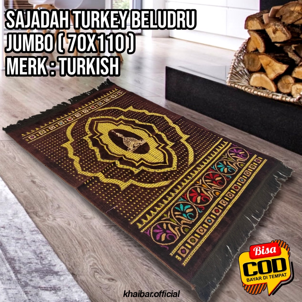 Jual SAJADAH BELUDRU TURKISH HARMONY MADE IN TURKEY UKURAN 70 X 110 ...