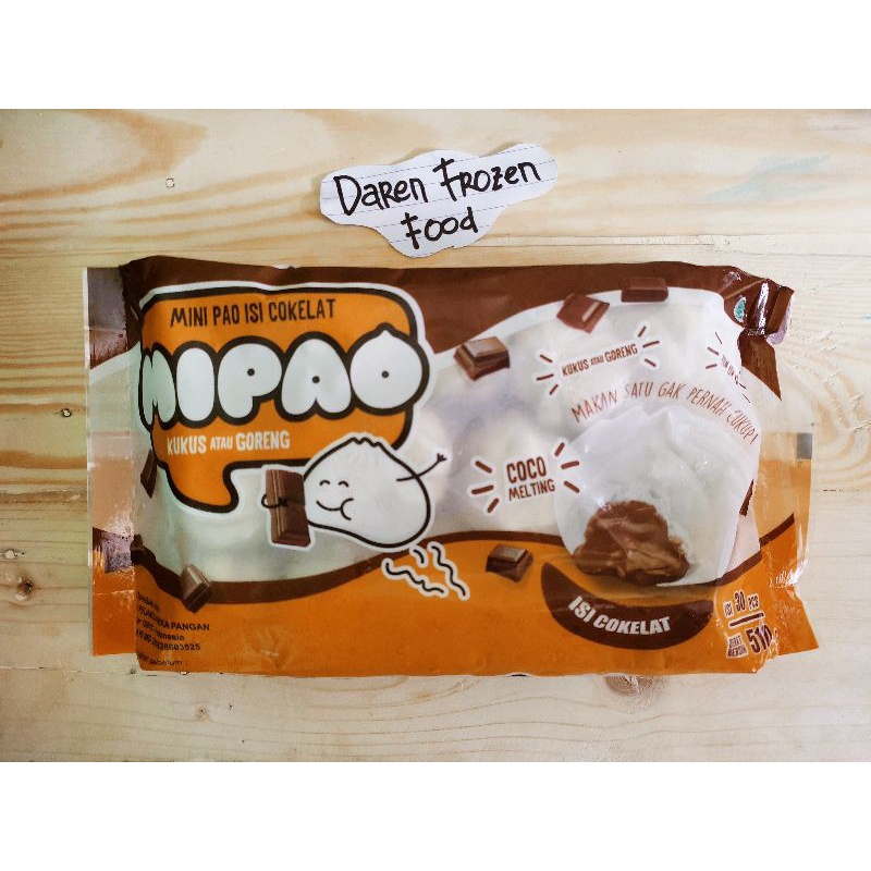 Jual MIPAO Mini Pao Rasa Coklat 510gr - 1 Pack | Shopee Indonesia
