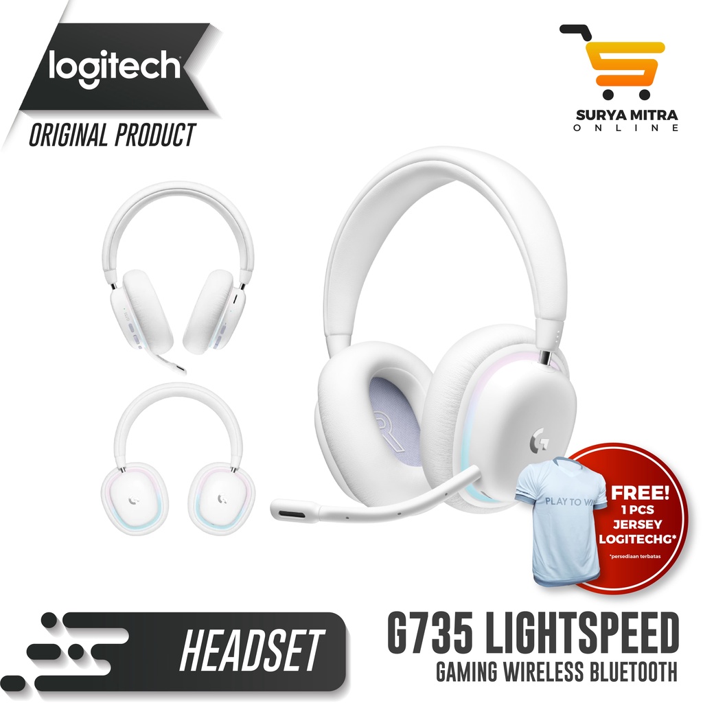 Jual Logitech G735 LIGHTSPEED Headset Gaming Wireless Bluetooth ...
