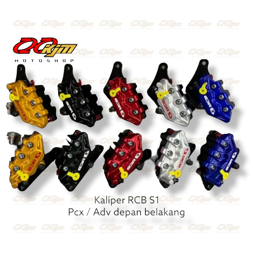 Jual Kaliper RCB S Series 2 Piston Depan Belakang PCX 150 / ADV 150 ...
