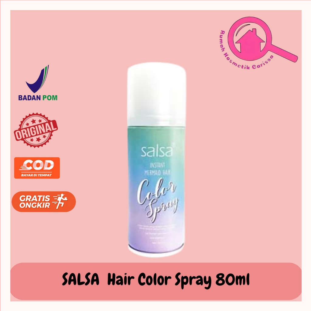 Jual SALSA INSTANT HAIR COLOR SPRAY | Shopee Indonesia