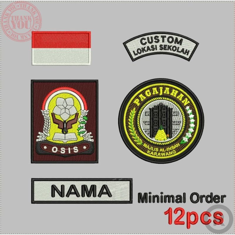 Jual PATCH BORDIR CUSTOM | NAMA | BET LOKASI | LOGO SEKOLAH | BENDERA ... Jual PATCH BORDIR CUSTOM | NAMA | BET LOKASI | LOGO SEKOLAH | BENDERA ...