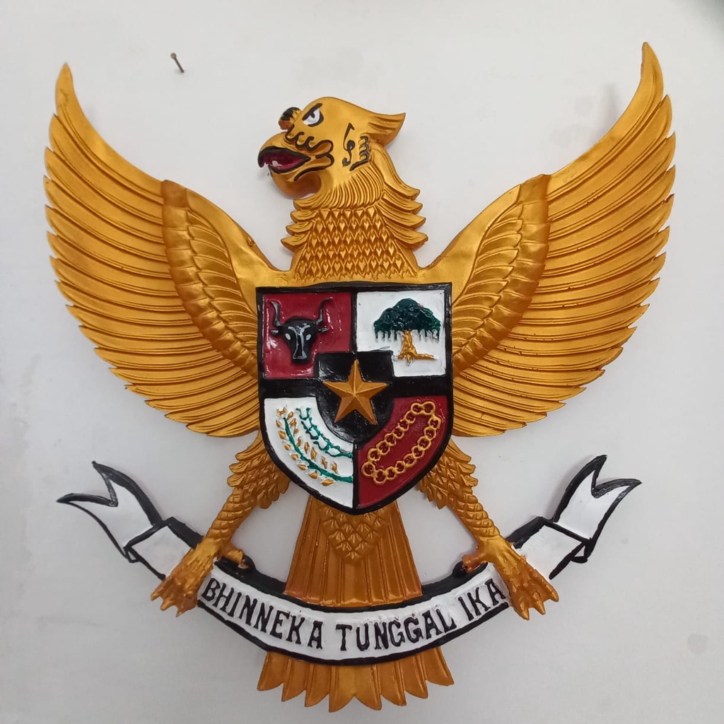 Jual Hiasan Panjangan Dinding Logo Garuda Pancasila Indonesia Fiber ...