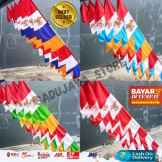 Jual umbul umbul kuda laut/bendera umbul umbul/umbul2 merah putih/umbul2 warna warni | Shopee ...