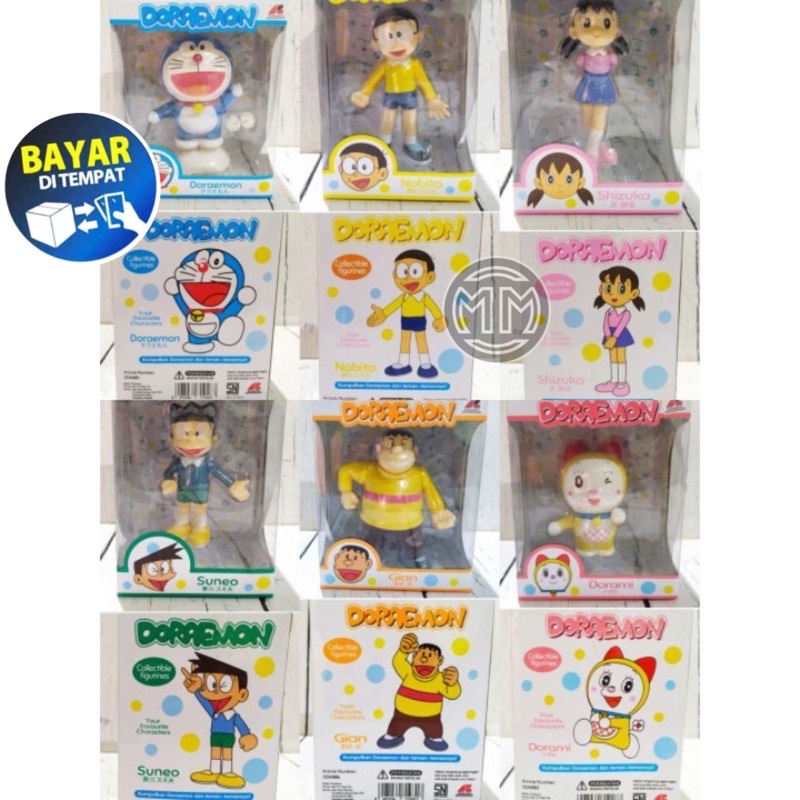 Jual MAINAN ACTION FIGURE DORAEMON / FIGURE KARTUN DORAEMON | Shopee ...
