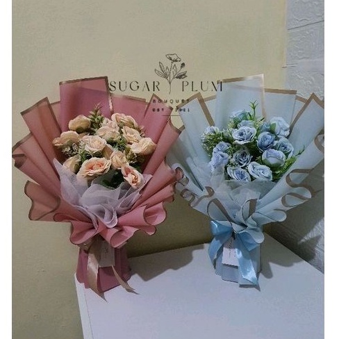 Jual Bucket bunga mawar/bucket wisuda/bucket mawar palsu | Shopee Indonesia