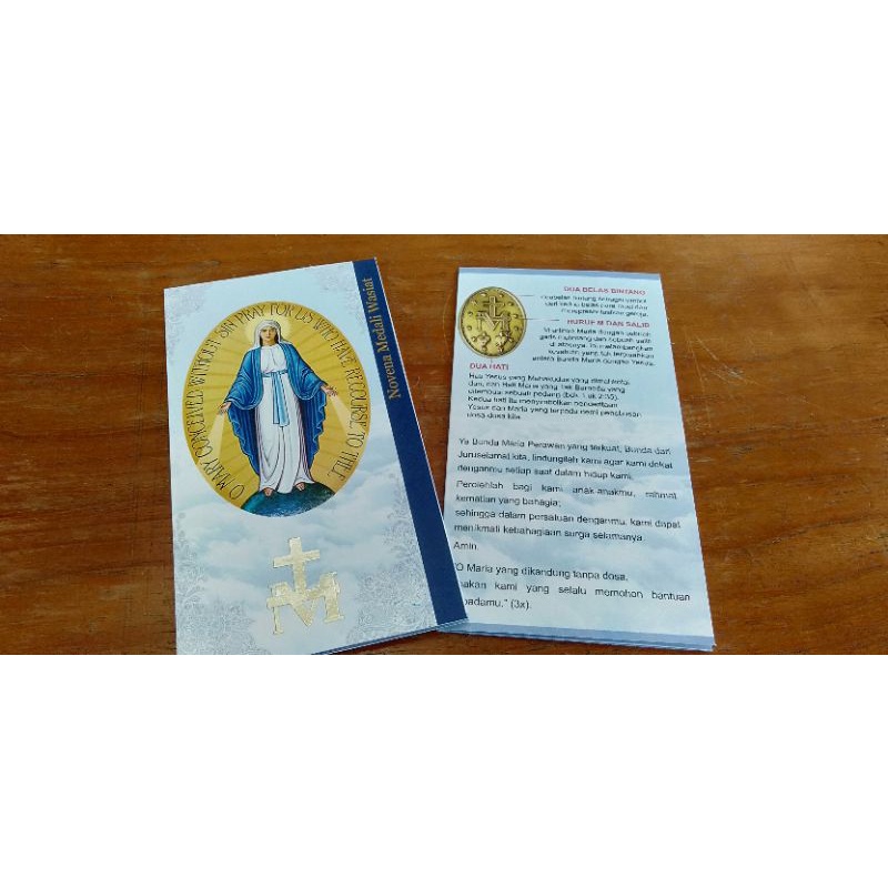Jual Lembaran Doa Novena Medali Wasiat | Shopee Indonesia