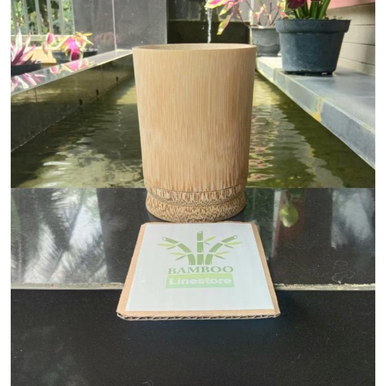 Jual Cangkir bambu / gelas bambu / bamboo cup / wadah minuman minimalis ...