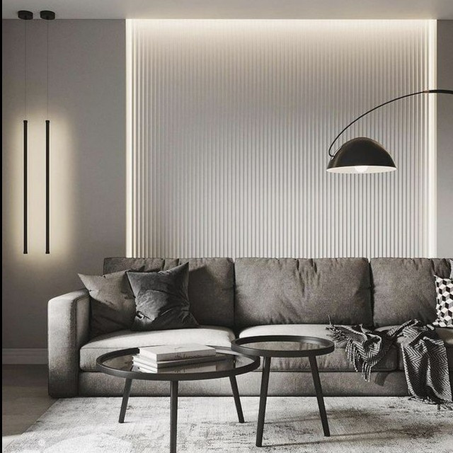 Jual WPC Wood Panel Partisi Kisi PVC Wallpanel Motif Kayu Uk 150cm x ...