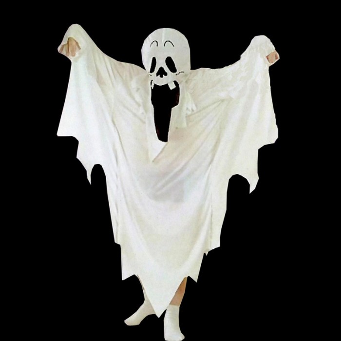 Jual Kostum Halloween Hantu Putih Cosplay White Ghost Seprei White ...