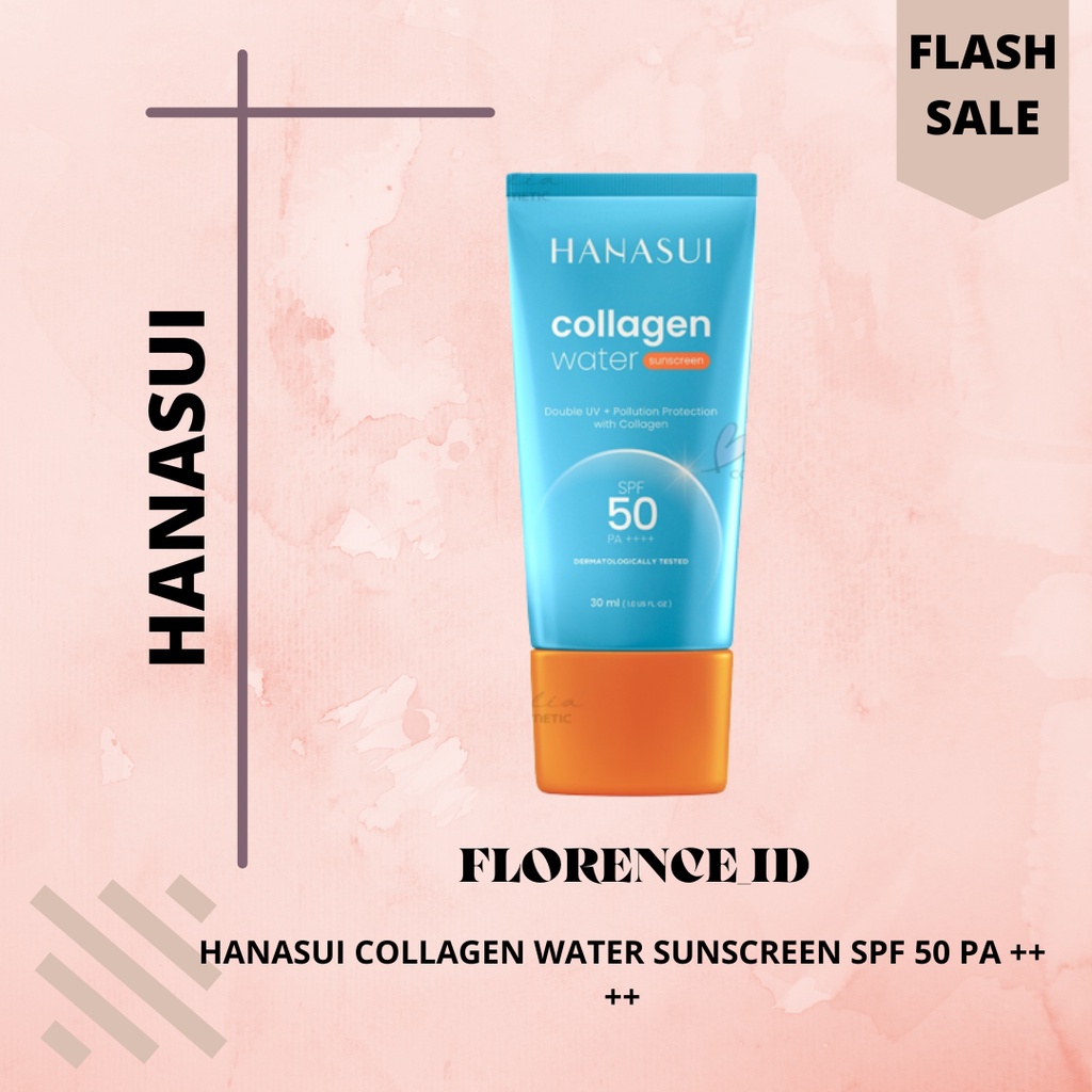 Jual HANASUI COLLAGEN WATER SUNSCREEN SPF 50 PA ++++ | Shopee Indonesia