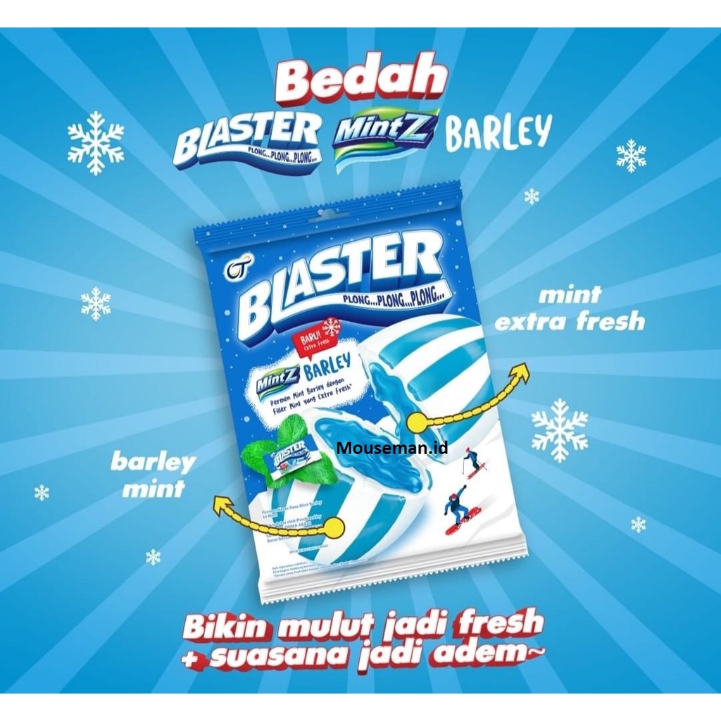 Jual Permen Blaster Belang Mint BLASTER BARLEY | Shopee Indonesia