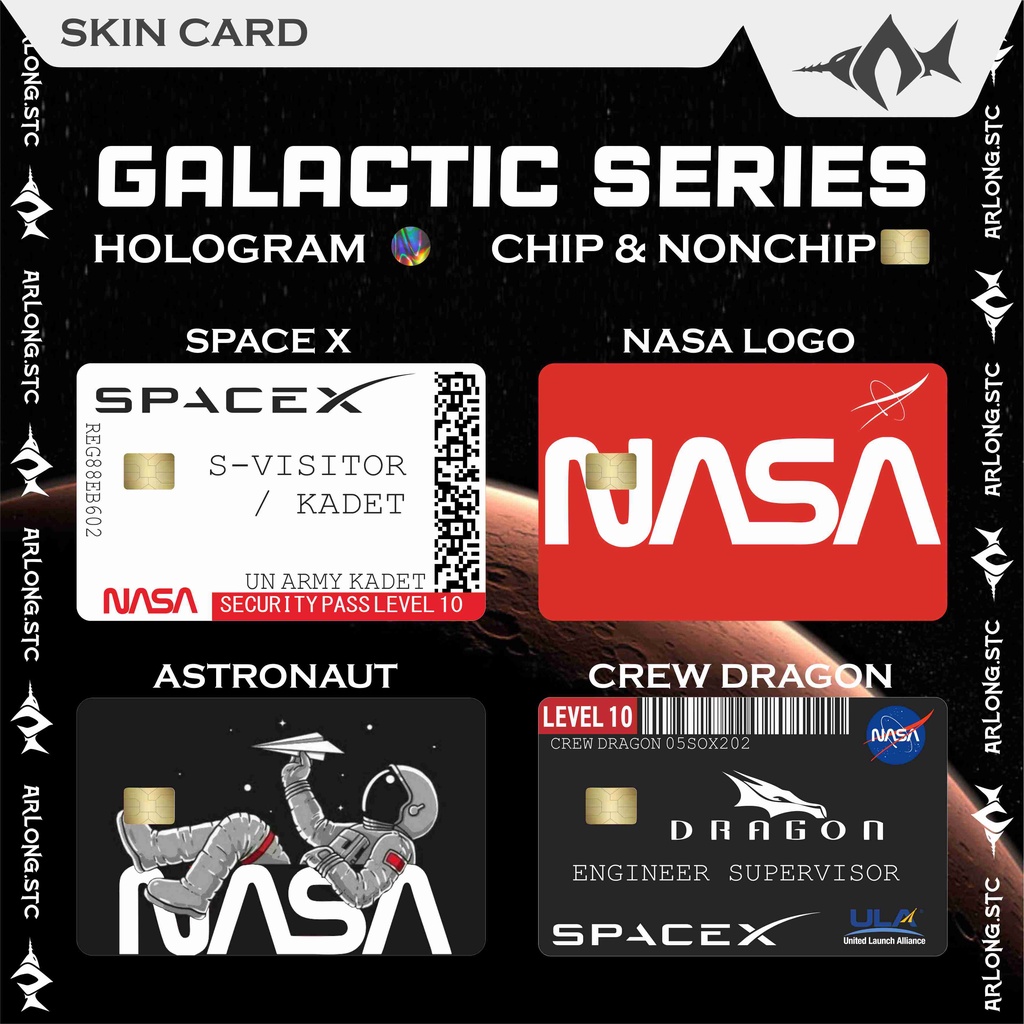 Jual Hologram Skin Card / Skin Kartu / Sticker Kartu ATM Chip & Nonchip ...