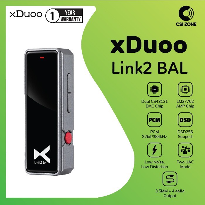 Jual xDuoo Link2 BAL Portable USB DAC & Balanced Headphone Amplifier | Shopee Indonesia