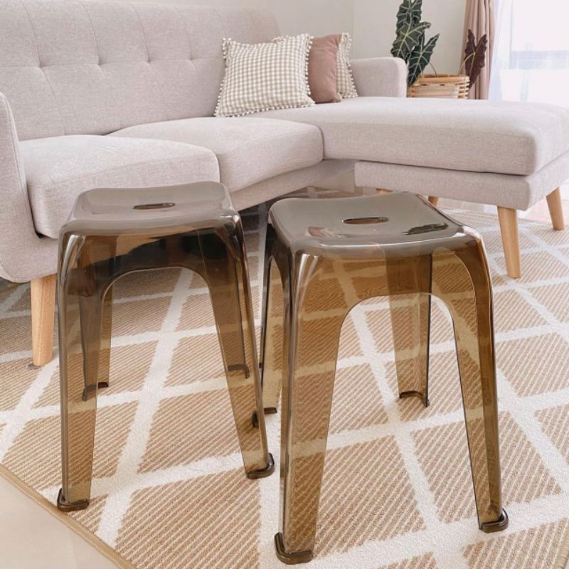 Jual Kursi Transparan Kursi Plastik Transparant Bangku Aesthetic Foto ...