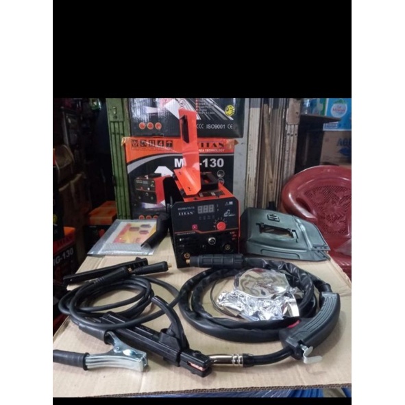 Jual Mesin Las Mig Migi 130A / Welding Machine Titan 130A / Mesin Las Mig -Tig - MMA | Shopee ...